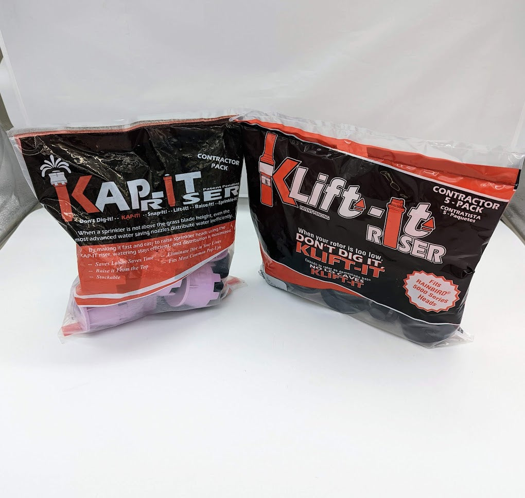 KAP-IT (10 Pack) & KLIFT-IT (Rainbird Riser) -- 5 Pack Bundle! – K-IT ...